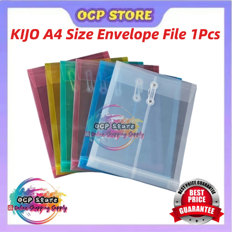 KIJO A4 Size Envelope File / Rope Document File / Fail Tali ...