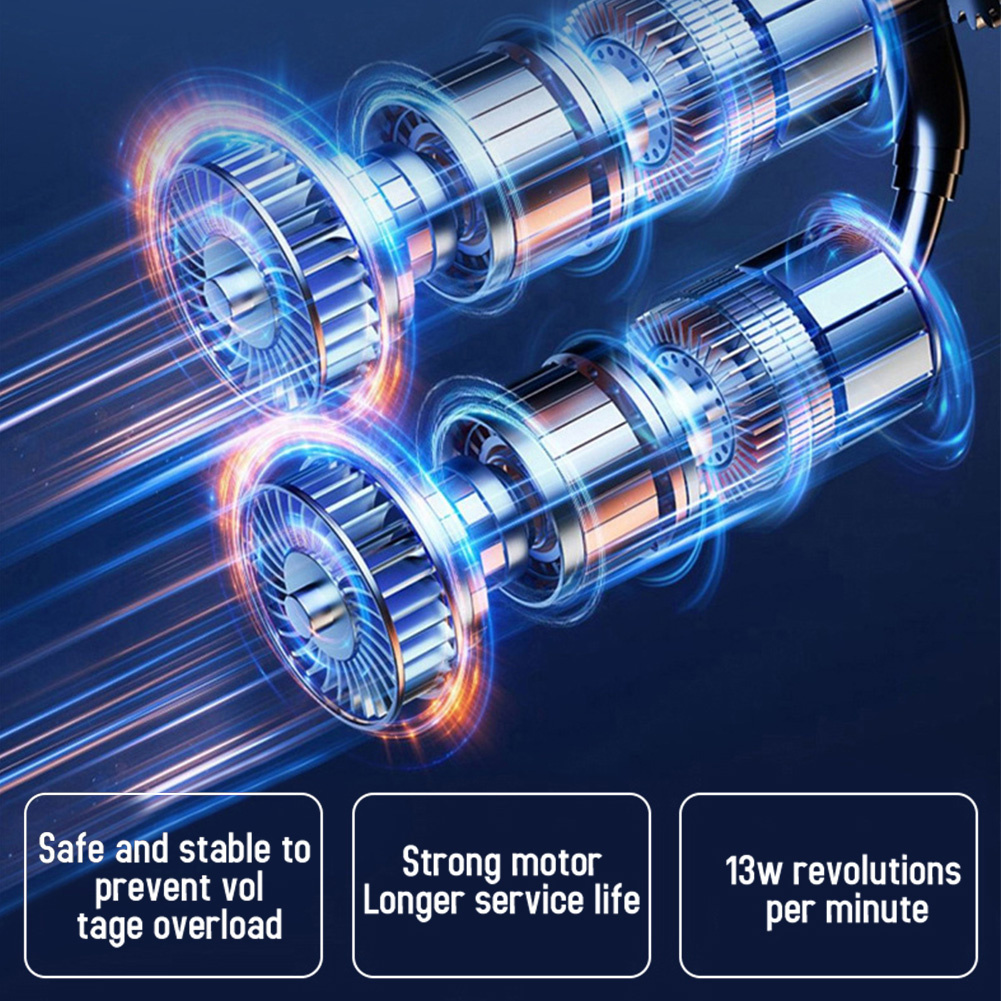130000RPM Mini Turbo Jet Fan Brushless Motor 3 Speeds 52m/s+ Violent ...