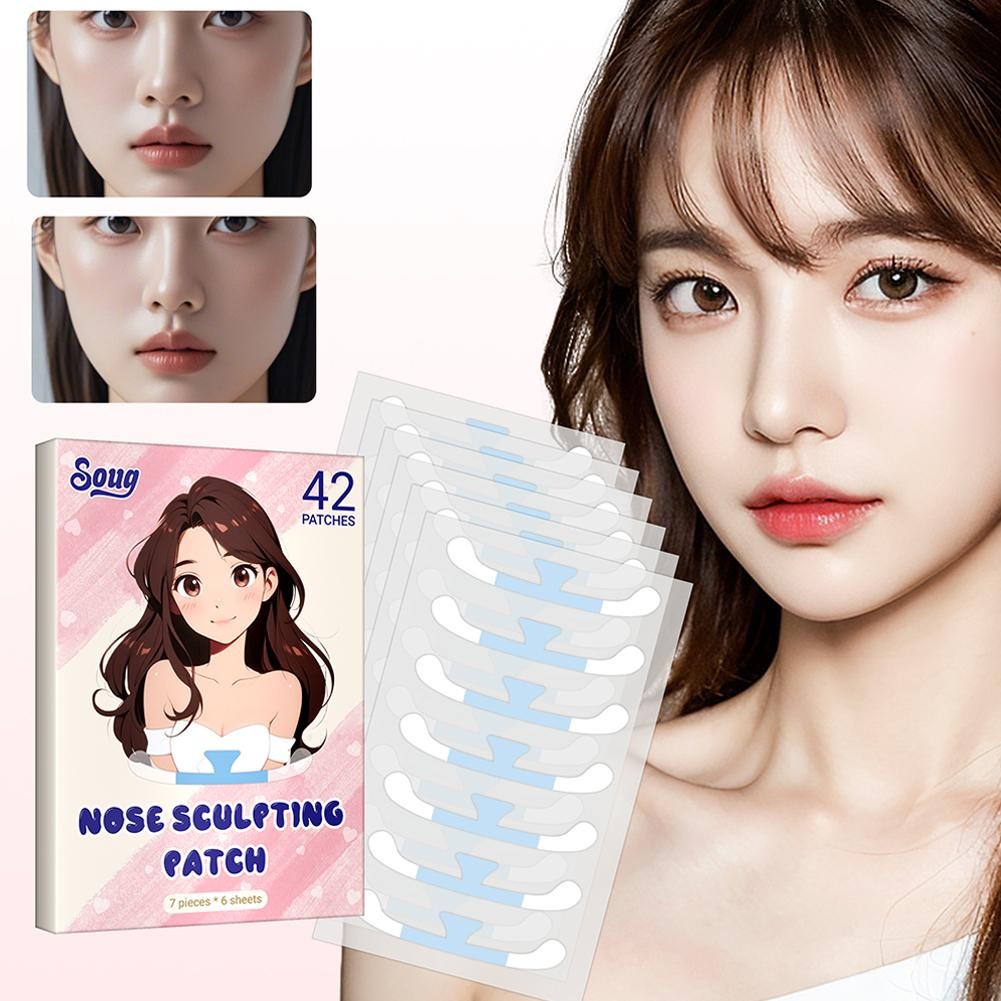 42pcs Invisible Nose Shrinking Patch With Narrowing Nose And Narrow ...