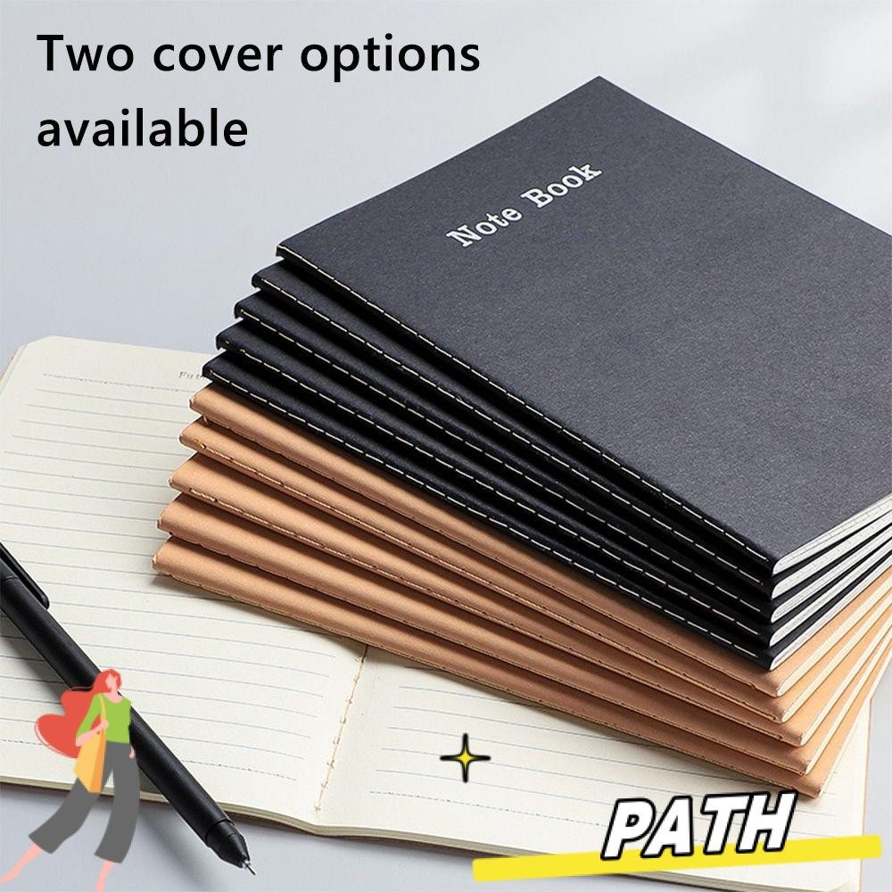 PA-HOME Notebook, A5/B5 Kraft Cover Diary Book, Vintage Grid/Lined ...