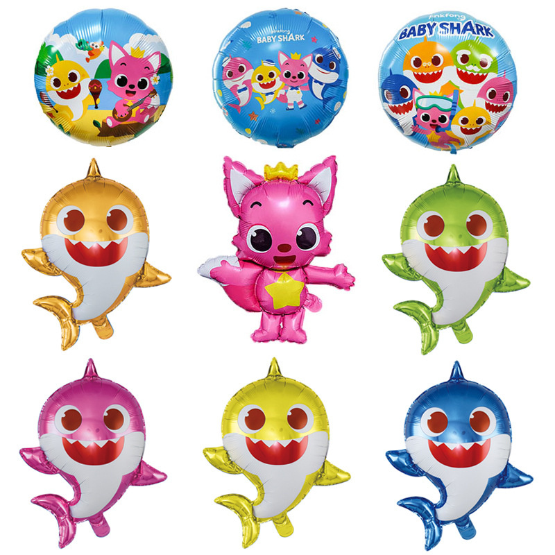 [BabyShark] Pinkfong Balloon Baby Shark Balloon Children's Birthday ...