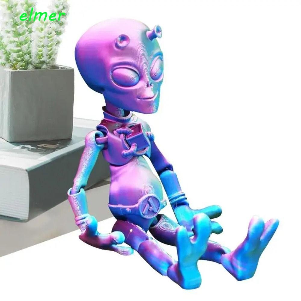 ELMER Multi-Joint Movable Robot Model, Figures Toys Novelty toys 3D ...