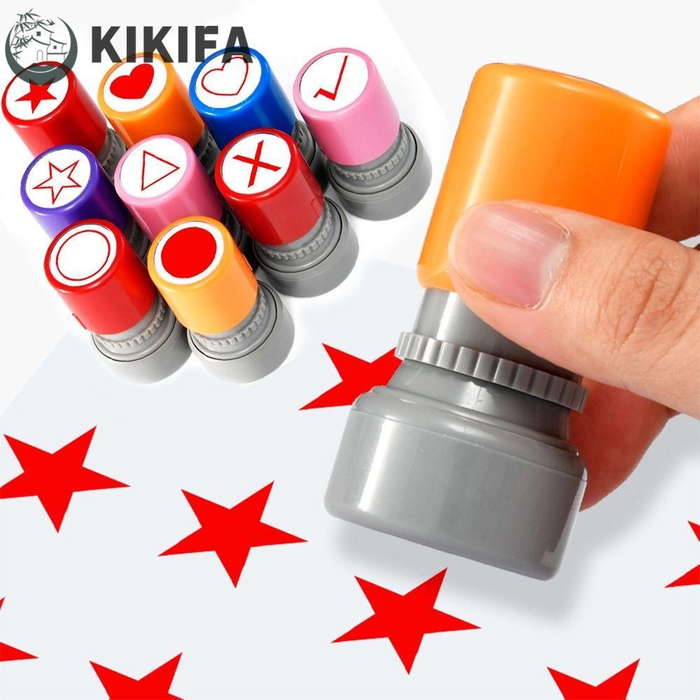 KIKIFA Math Geometry Stamp, Triangle DIY Teacher Use Stamp, Portable ...