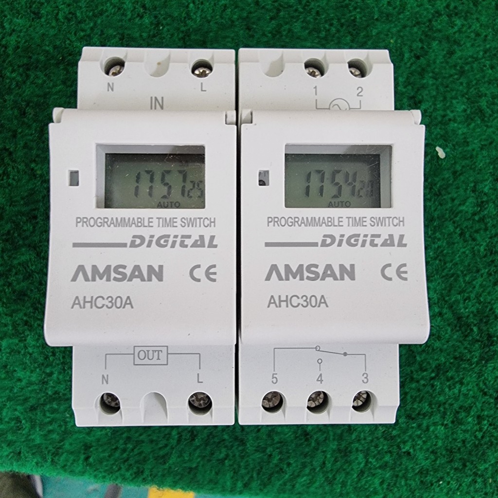 Timer Weekly Programmabel Time Switch Digital ACH30A Timer Switch Din ...
