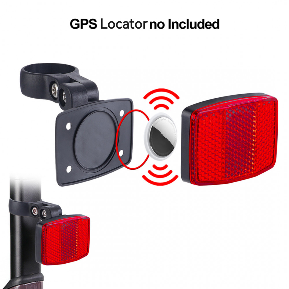 Bike Reflector Mount for Hidden GPS Locator Waterproof and Adjustable ...