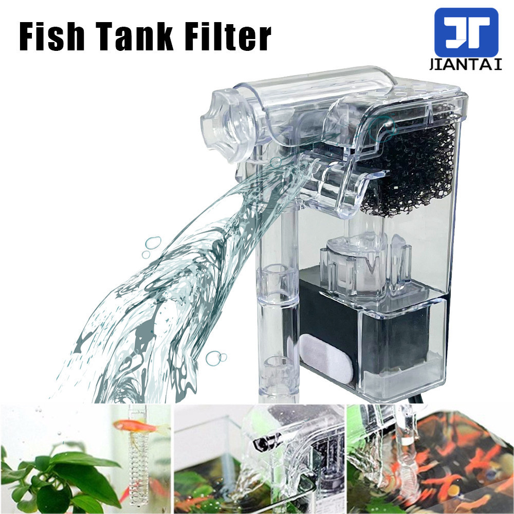 Waterfall Aquarium Hang On External Oxygen Pump Water Filter Ultra ...
