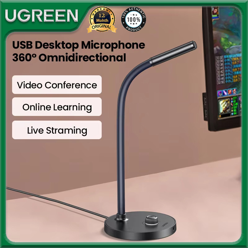 UGREEN USB Microphone Desktop Computer PC Mic for YouTube Streaming Podcasting Gaming Mic ...