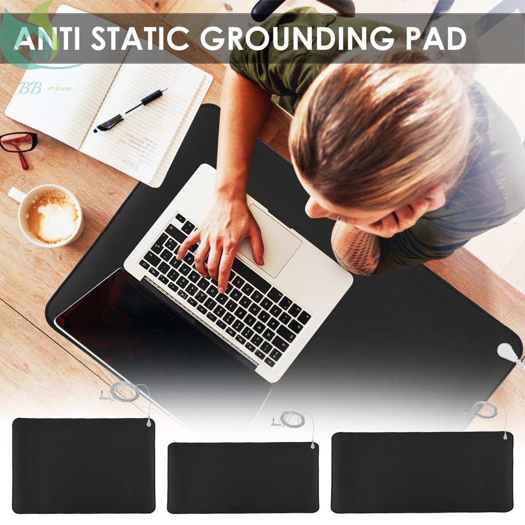 Grounding Mat with Grounding Cord Leather Grounding Pad Nonslip ...