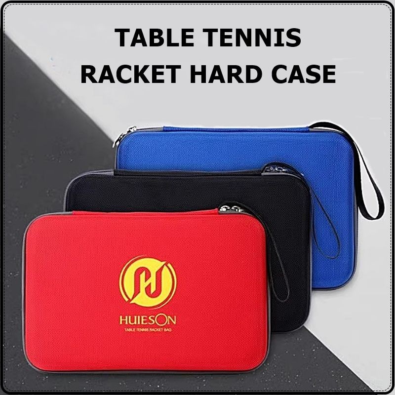 Huieson Table Tennis Racket Case Square Shape Hard Case Beg Ping Pong ...