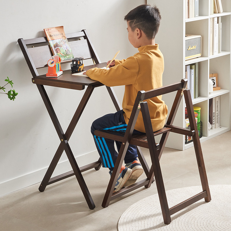 Household Multifunctional Folding Table Chair Indoor Bracket Type ...