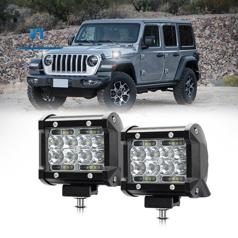LED Light Bar, LED Light Pods 4 Inch 60W 6000Lm LED Truck Work Lights ...