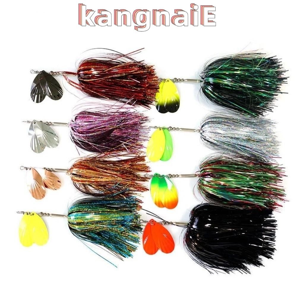 KANGNAI Bucktail Spinner Bait, Spinner Design 45g Fishing Spinner Bait ...
