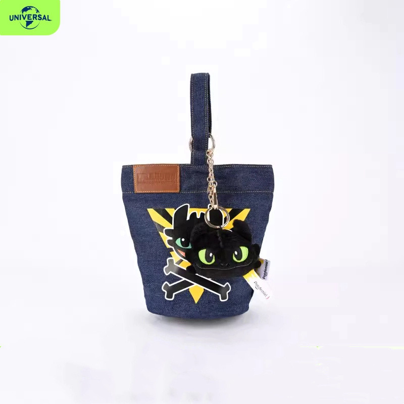 2025 Universal Studios toothless canvas bucket bag, [How to Train Your ...