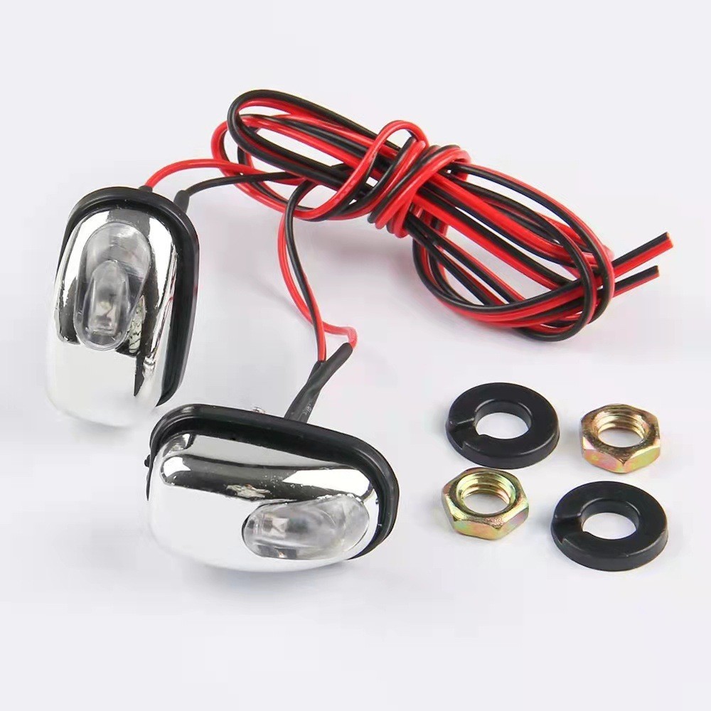 New Car Windshield Wiper Washer LED Water Spray Light Colorful Blue ...