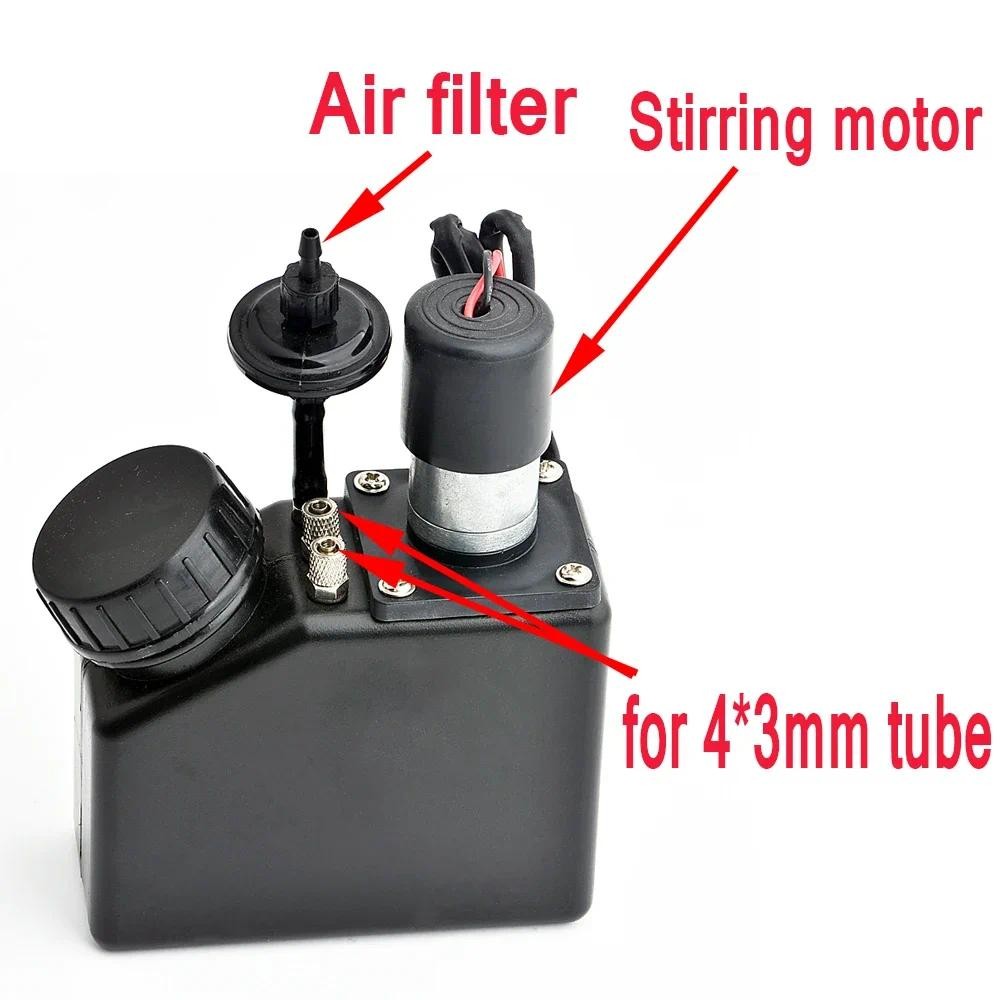 250ml UV Ink Cartridge Ink Tank with Stirring Motor Air Filter for DTF ...