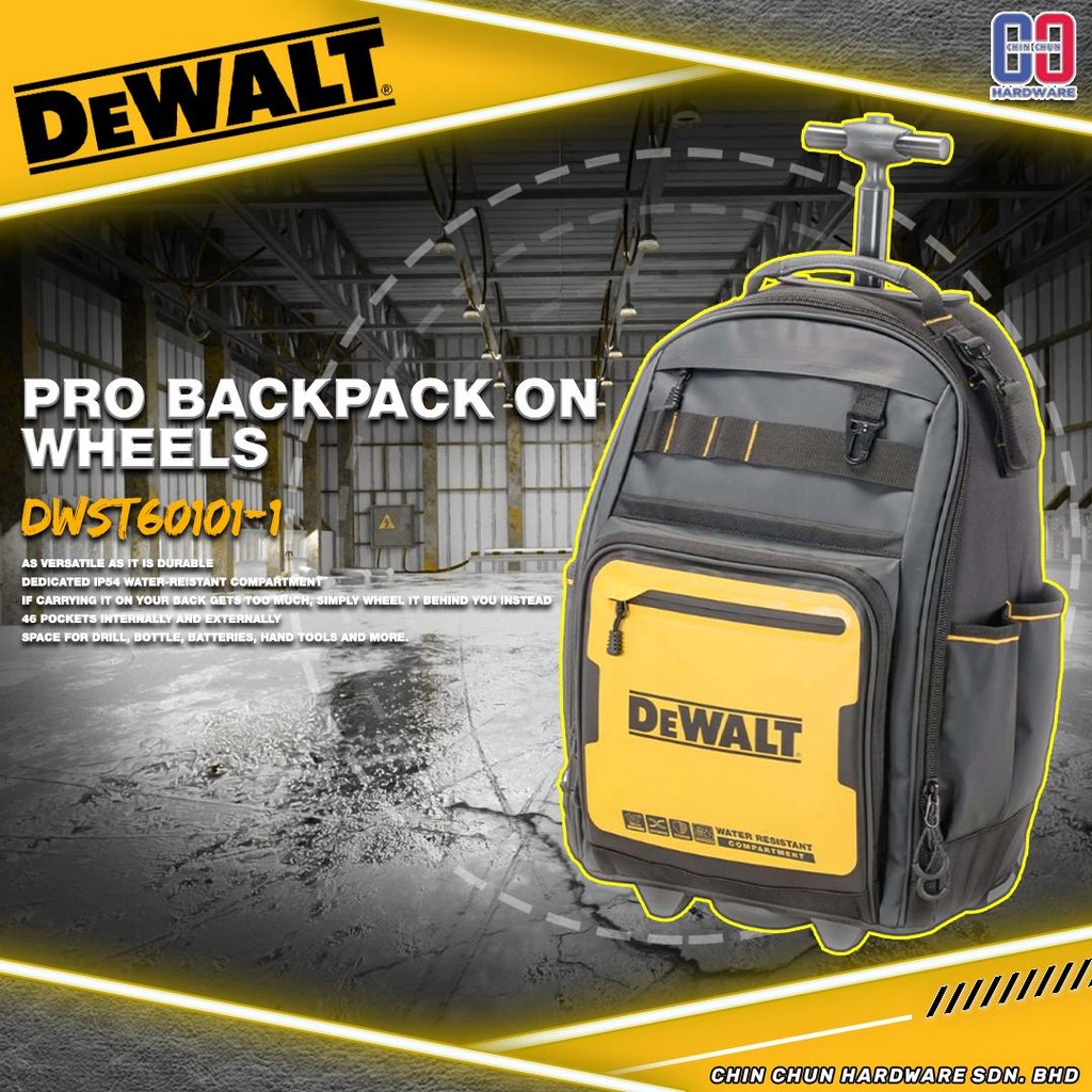 DEWALT BACKPACK ON WHEELS TOOLS BAG (DWST60101-1) | Shopee Malaysia