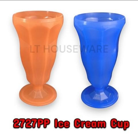 CAWAN PLASTK BERKAKI / ICE CREAM CUP /CAWAN PLASTIK / GELAS PLASTIK ...