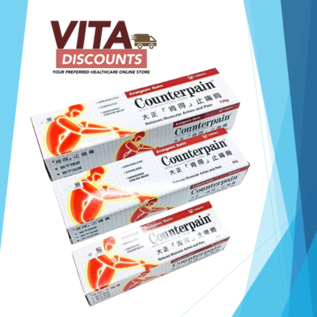COUNTERPAIN ANALGESIC BALM 30G / 60G / 120G EXP05/2027 | Shopee Malaysia