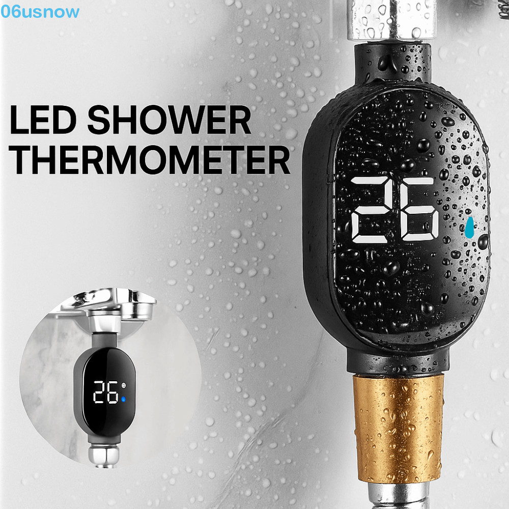 USNOW Water Temperature Gauge, LED Waterproof LED Display Thermometer ...