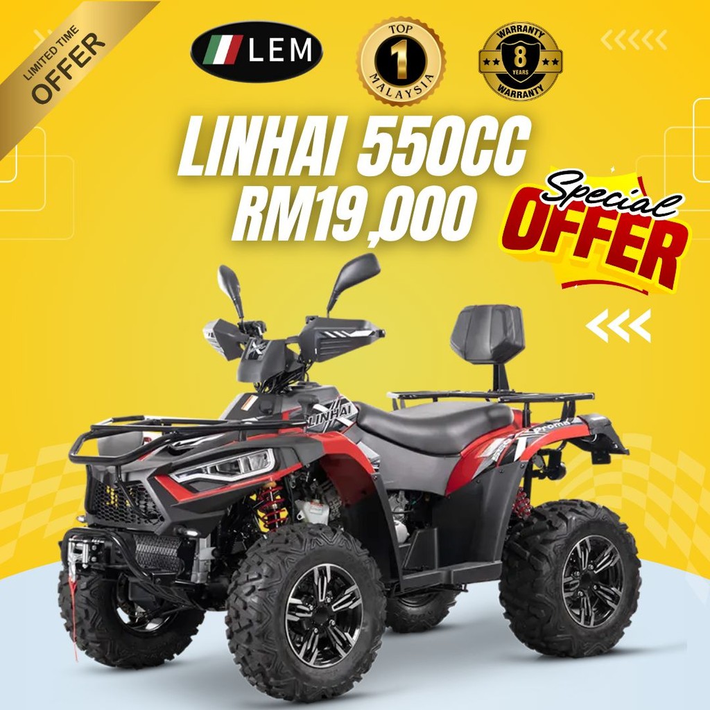 ATV LINHAI YAMAHA 550CC / 565CC WITH DOOR | Shopee Malaysia