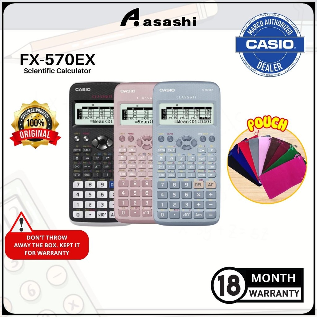 Casio fx-570EX Scientific Calculator | Shopee Malaysia