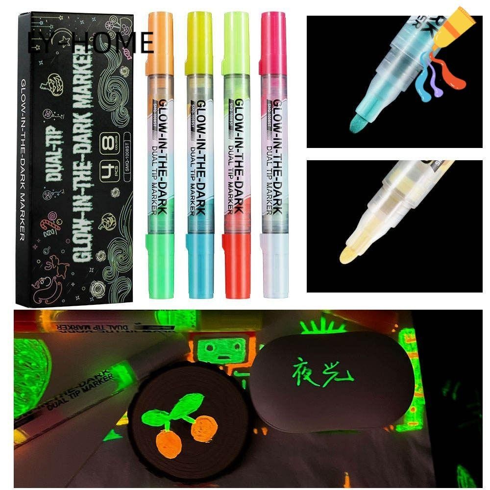 LY-HOME Marker Pen, Hand Painting DIY Graffiti Luminous Pen, Colorful ...