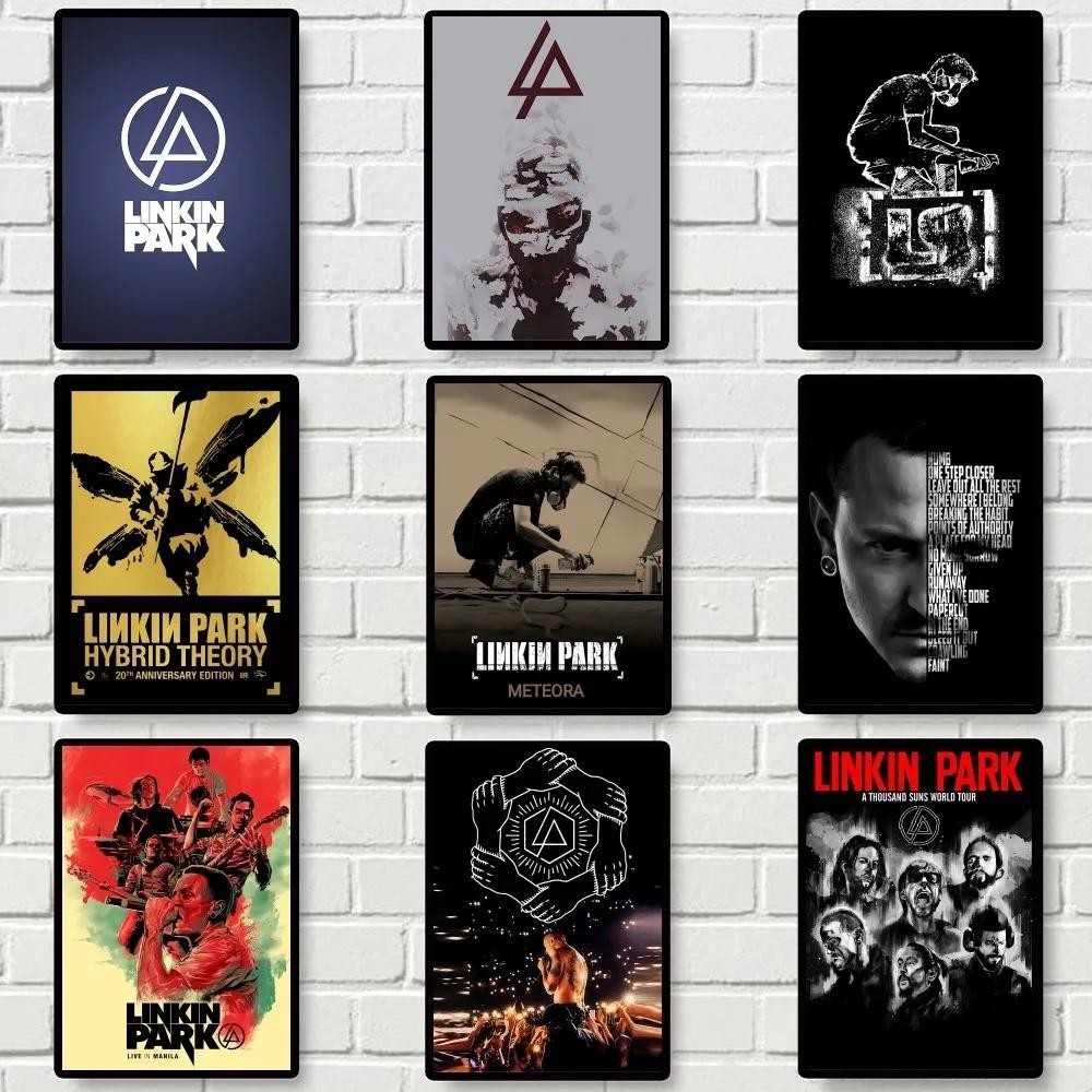 Poster Kumpulan Linkin Park - Cetakan Kanvas Galeri Moden untuk Hiasan ...