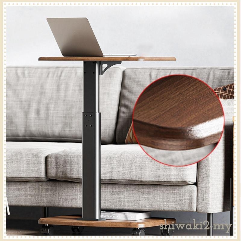 [ShiwakibcMY] Table Couch Tray Table Movable with 2-tier 360 Rotating ...