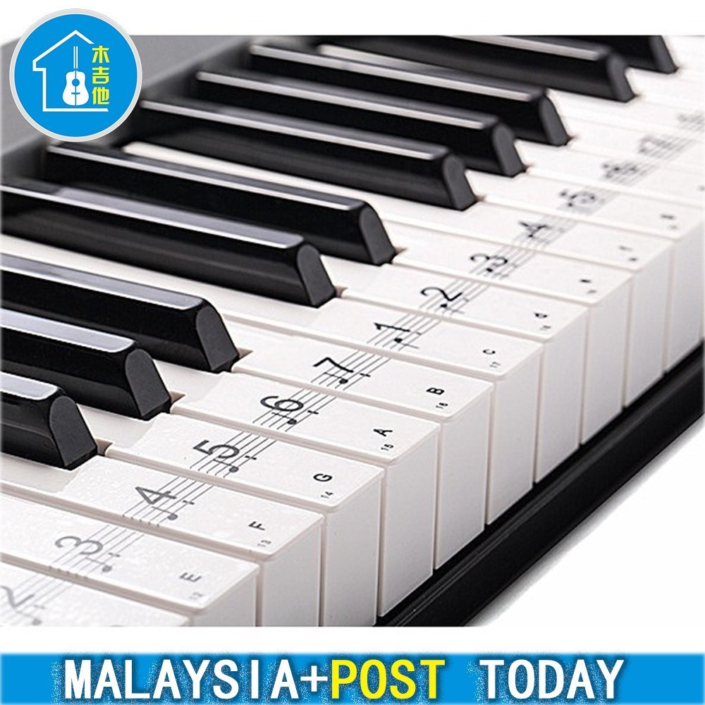 49 61 Key Electronic Keyboard 8 Keyboard Piano Sticker Transparent ...