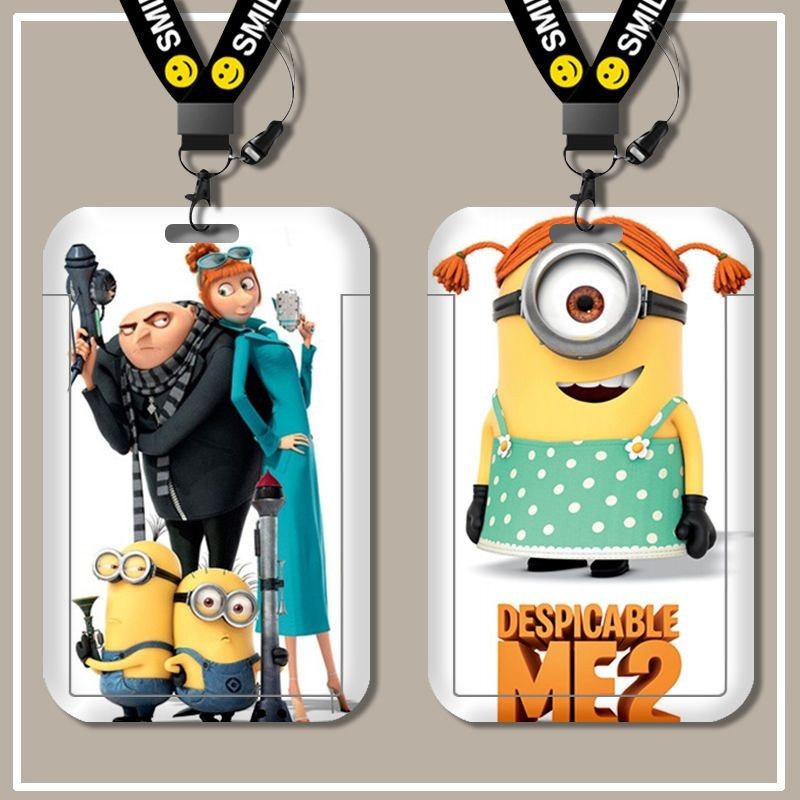 Despicable Me Student Card Holder Bus Card Meal Card Holder Campus ...