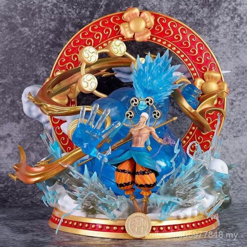 One Piece Black Pearl Thunder God Anilu GK Model Anime Statue Demon ...