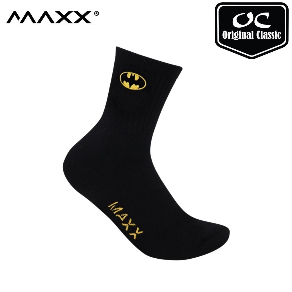 MAXX x BATMAN Sock - Black | Shopee Malaysia