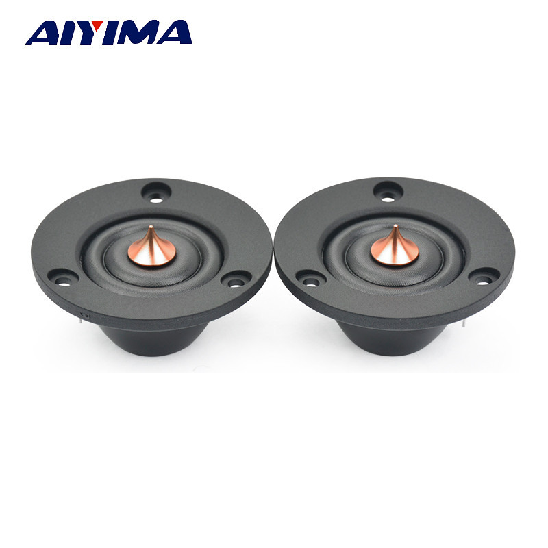 AIYIMA 2Pcs 2 Inch Tweeter Speaker 4 Ohm 6 Ohm 40W HIFI Silk Dome ...