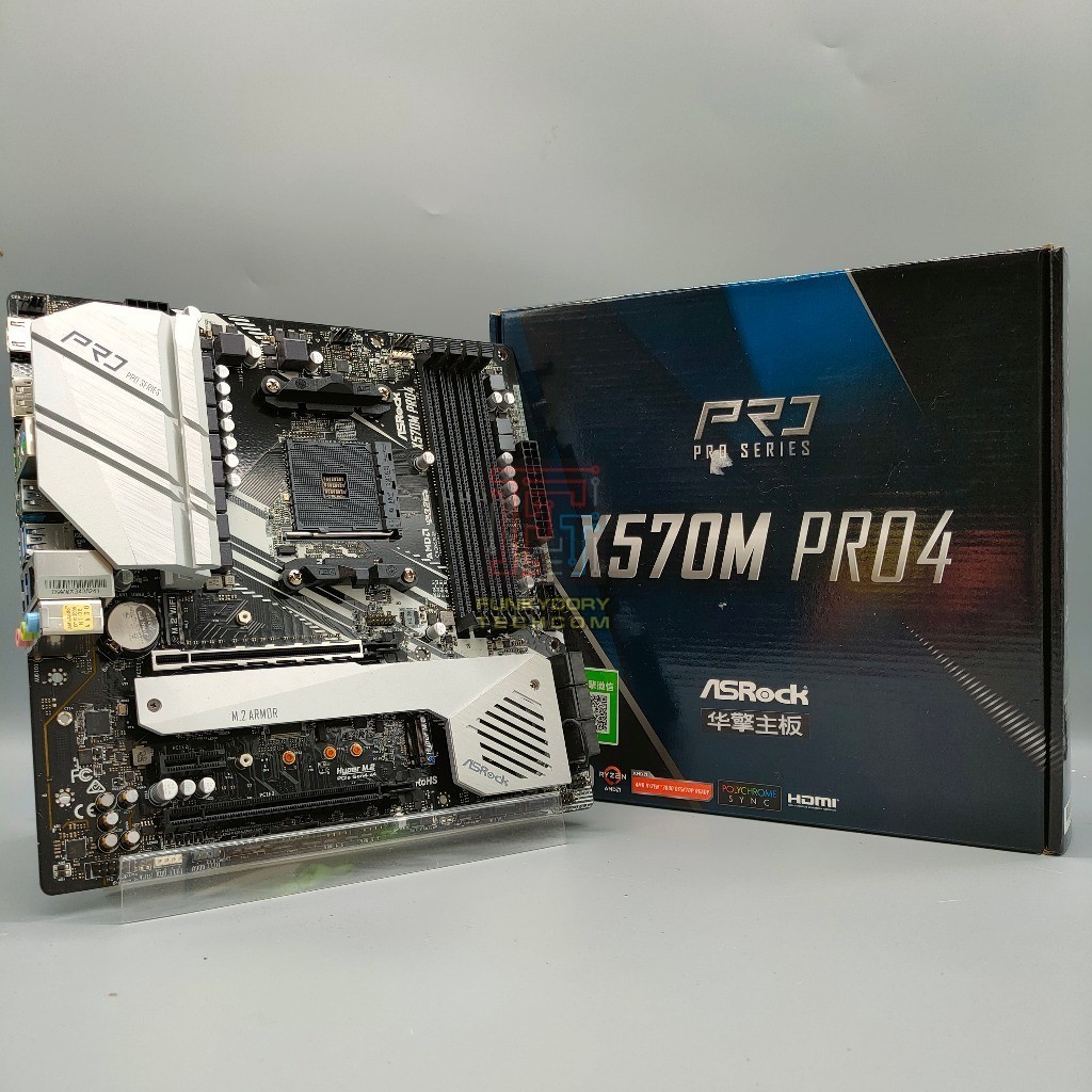 ASRock X570M Pro4 Micro ATX AM4 Motherboard | Shopee Malaysia