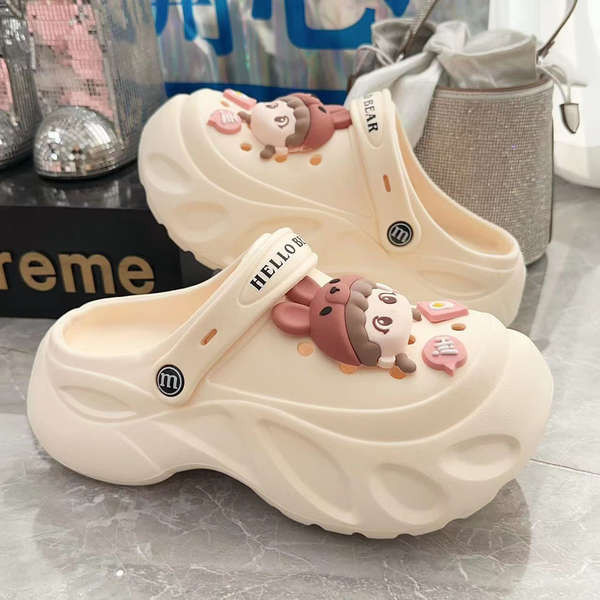 crocs women crocs Tayar: Kasut gua ringan tapak tebal 5CM, orang kecil ...