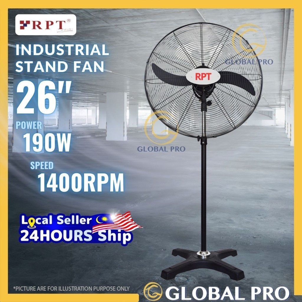 RPT 26" Stand Fan Industrial Series Fan Kipas Besar Kilang Kipas ...