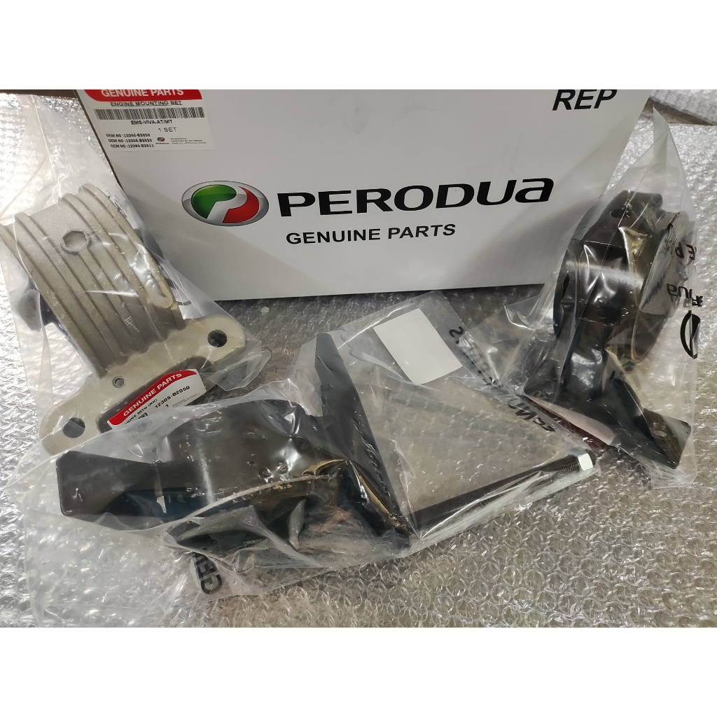 PERODUA VIVA AUTO / MANUAL ENGINE MOUNTING SET (3PCS) ORIGINAL | Shopee ...