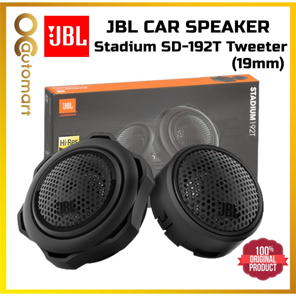 JBL Stadium 192T 3/4" (19mm) Edge-Driven Aluminum Dome Tweeter | Shopee Malaysia