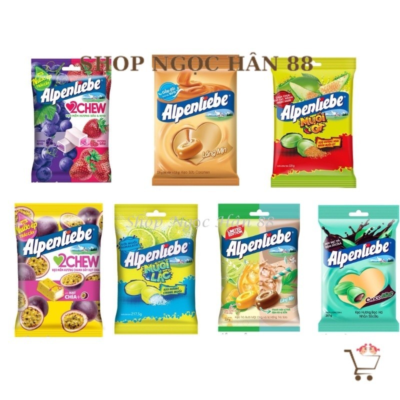 Alpenliebe 2Chew Strawberry Grape, Passion Fruit Soft Candy. Alpenliebe ...