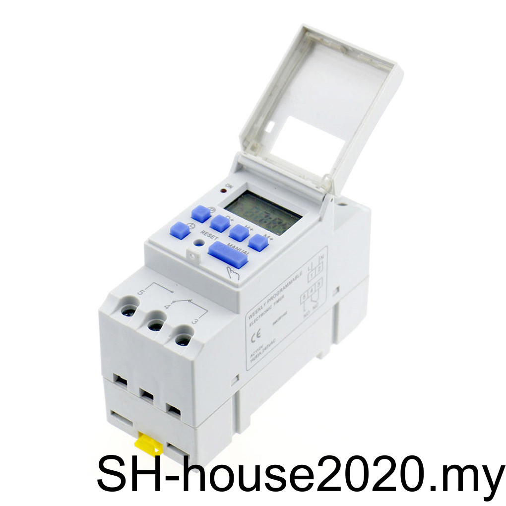 1/2/3 220V Programmable Switch Electronic Digital Display Switches ...