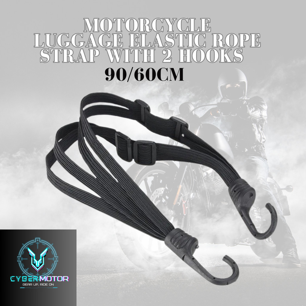 Motorcycle Strength Retractable Helmet Luggage Elastic Rope Strap with ...