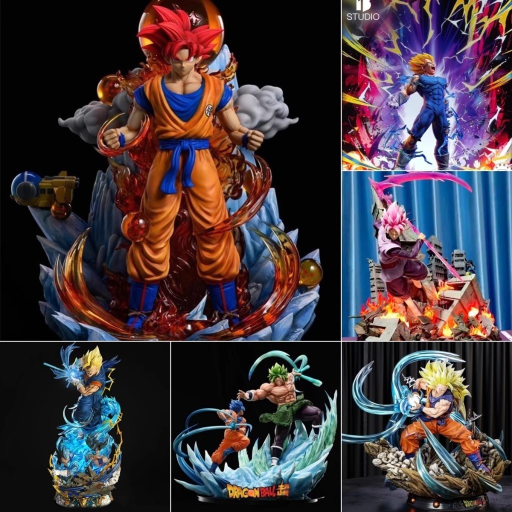 Mystery Box lucky Bag Dragon Ball Figure Yakon Yajirobe Videl Figure ...