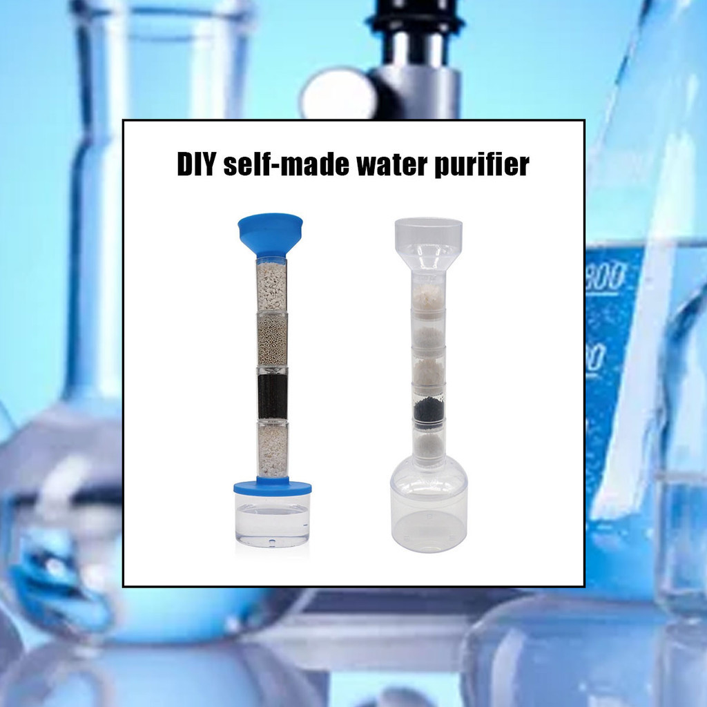 1Set DIY Science Filter Kit Kids Experimental Toys Water Purifier ...