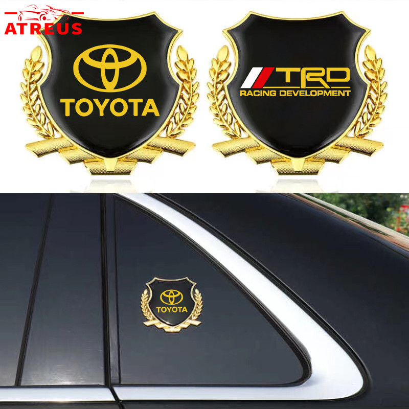 Toyota TRD Car Decoration Stickers Appearance 3D Stereo Car Sticker ...