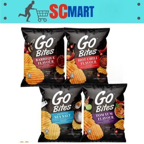[SC] Go Bites Crinkle Cut Potato Chips 60gm | Shopee Malaysia