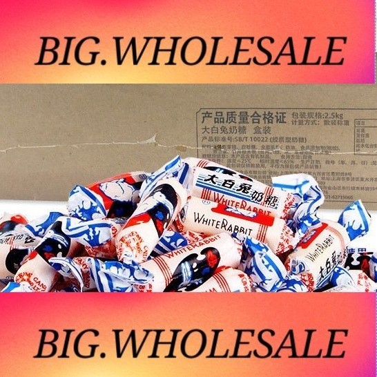 100g White Rabbit Creamy Milk Candy, Gula Susu Arnab 散装上海冠生园 大白兔奶糖 原味 ...
