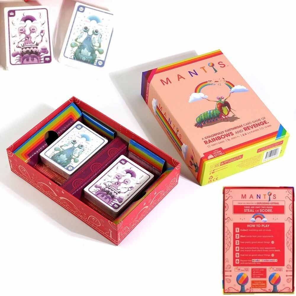 Exploding Kittens Mantis Match Card Game Friends Gathering Strategy ...