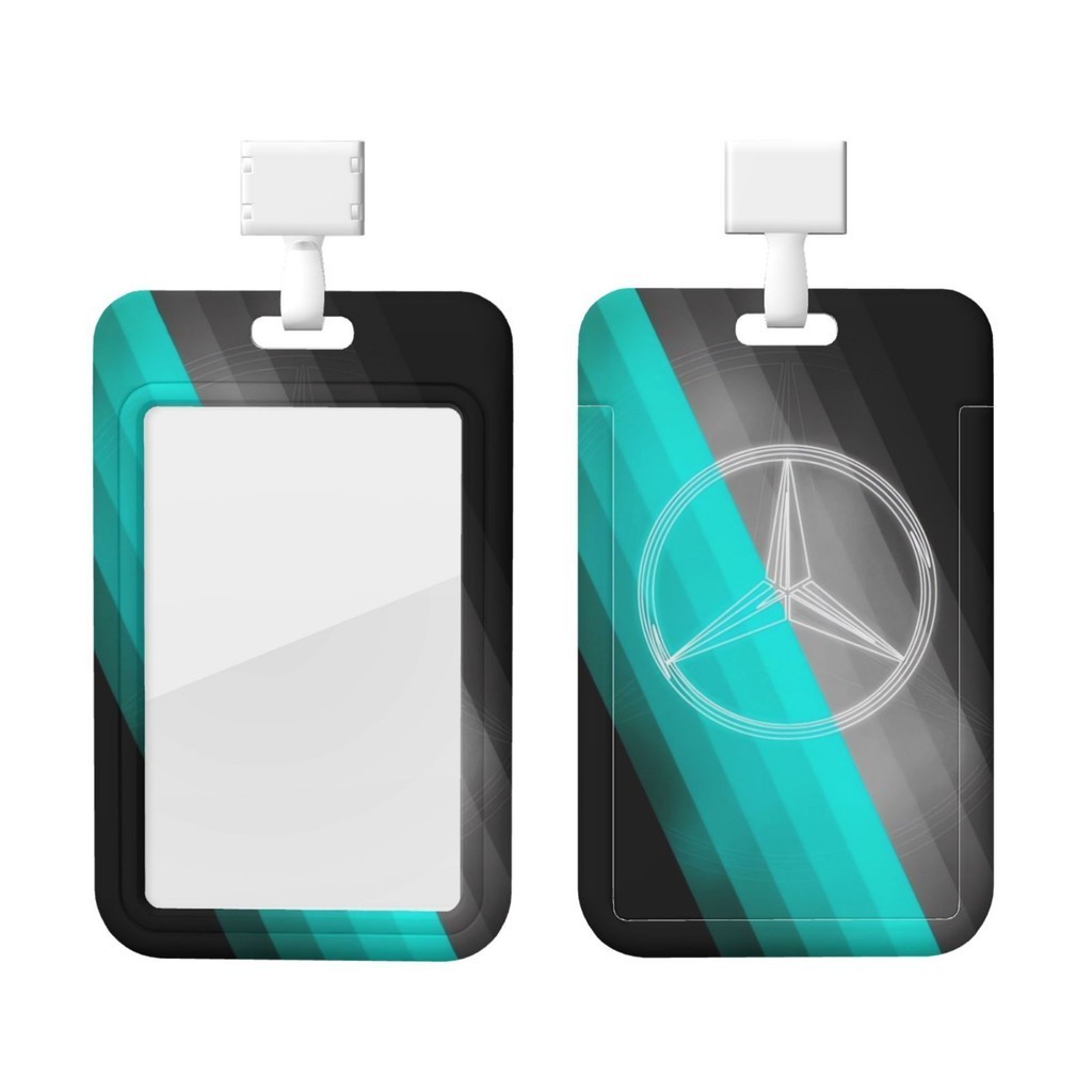 Mercedes Benz ID Card Badge Holder Lanyard personalize Card Case Name ...