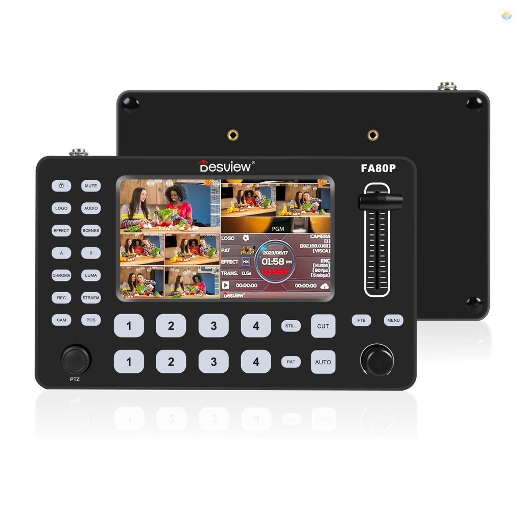 Destview FA80P Multi-Format Video Mixer Switcher with 5-inch LCD Screen ...
