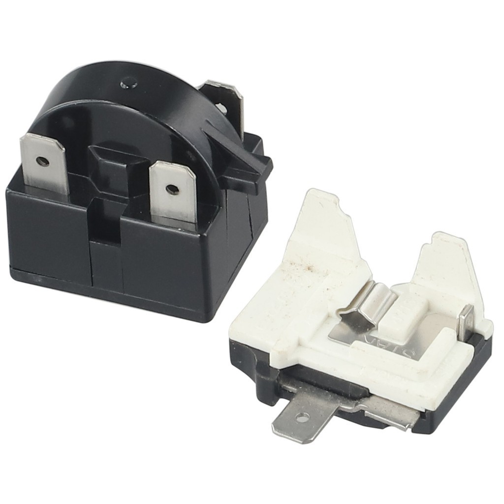 (MULSTORE) Refrigerator PTC Starter Relay Replacement 2 Pins Compressor ...